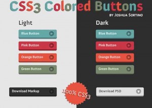 30 Tutorials For Creating Buttons in CSS3