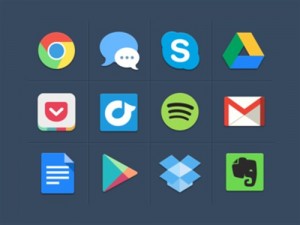 25 Download Free Flat Icons Set